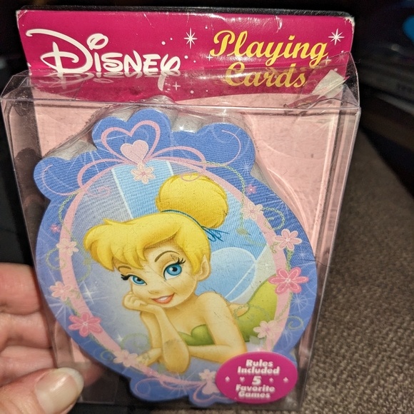 Disney | Toys | Disney Princess Tinker Bell Shaped Playing Cards | Poshmark